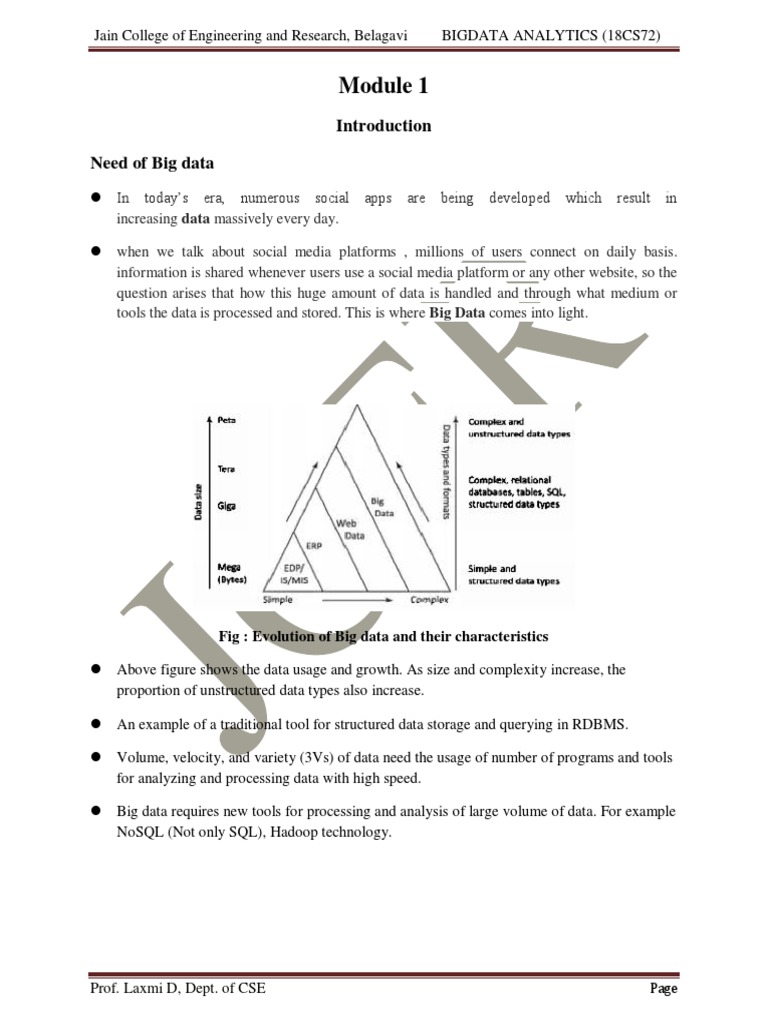 Big Data Analytics Module 1 Pdf 