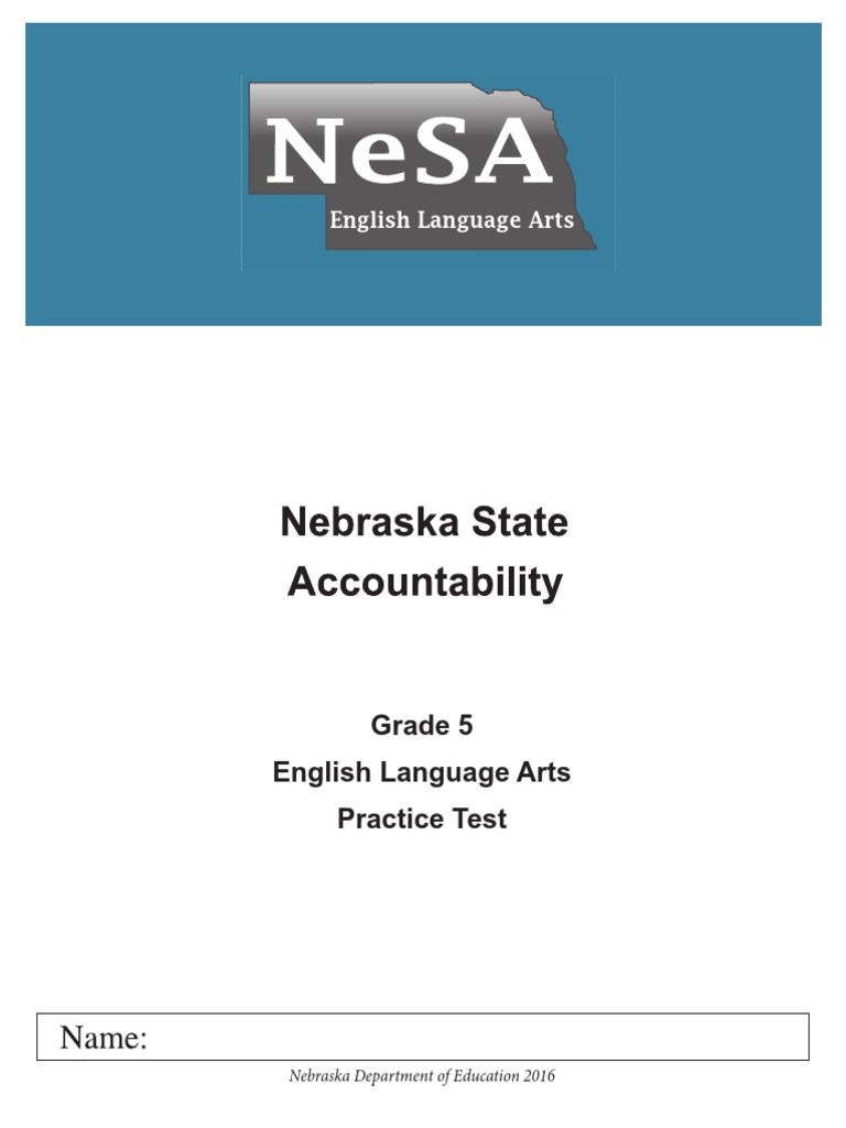 Grade 5 English Language Arts Practice Test | PDF | Microscope | Solar ...