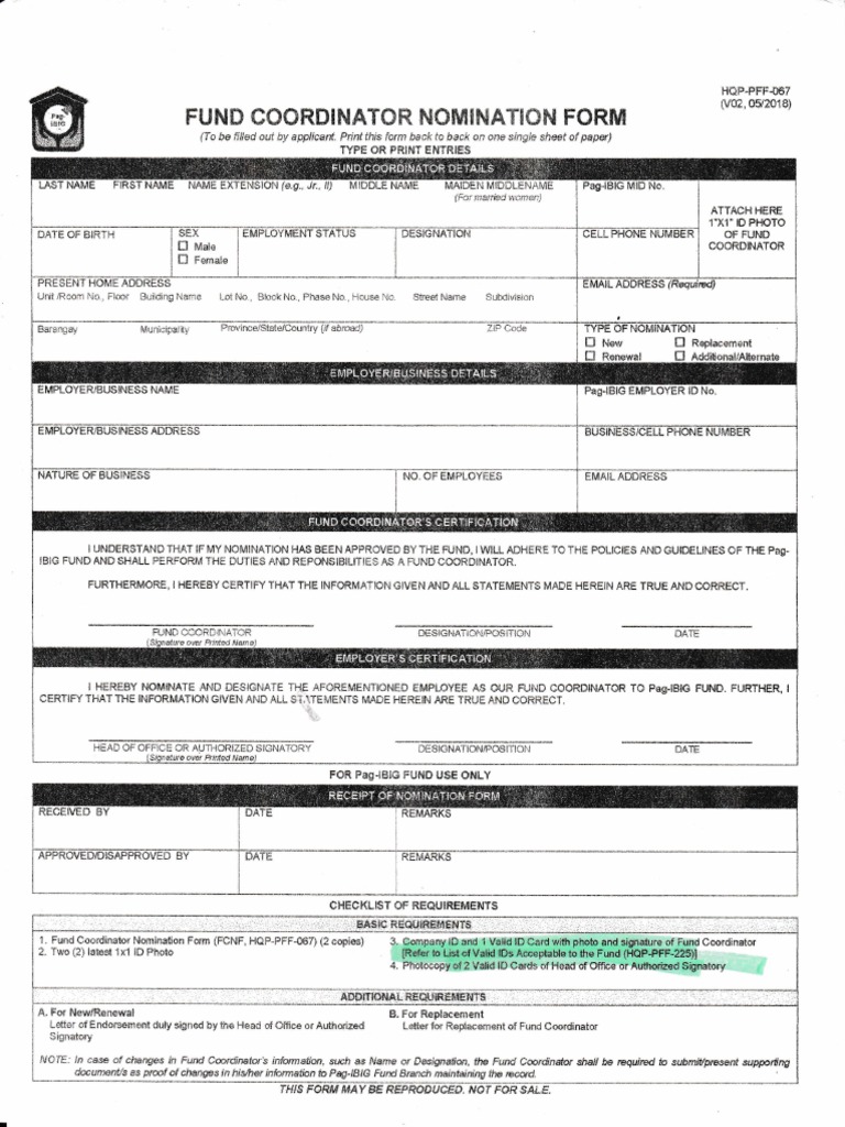 Fund Coordinator HDMF | PDF