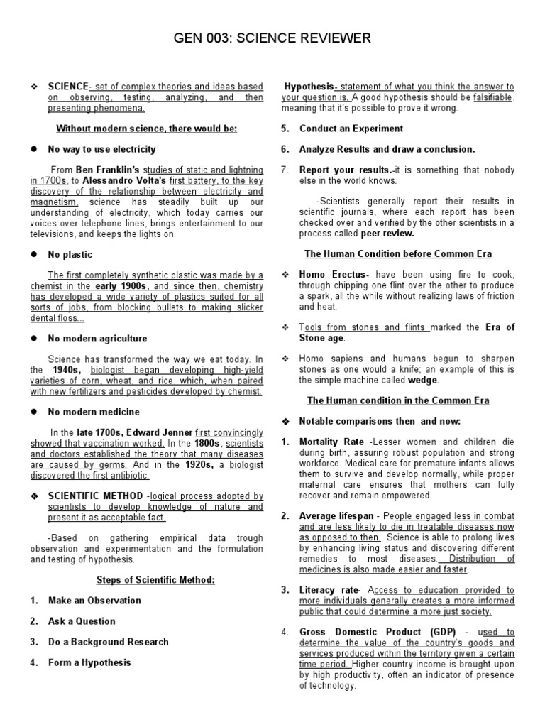 Gen 003 - Science Reviewer 1 | PDF | Virtue | Automation