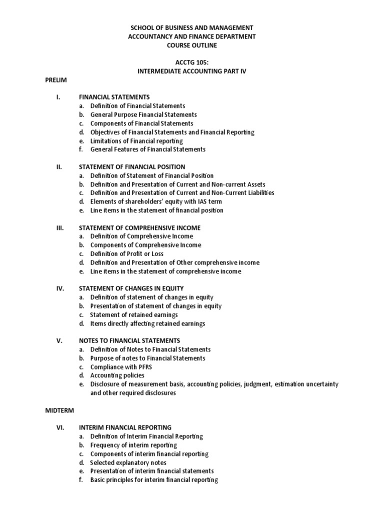 Acctg 105 | PDF | Financial Statement | Cash Flow Statement
