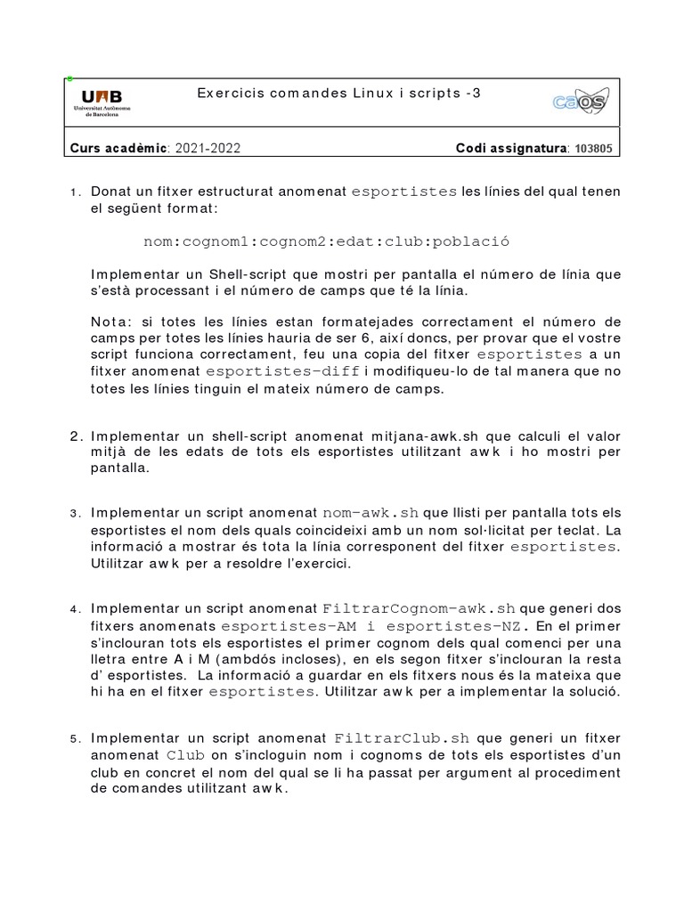 Prob T2 Linux Scripts 3 Awk Pdf 8805