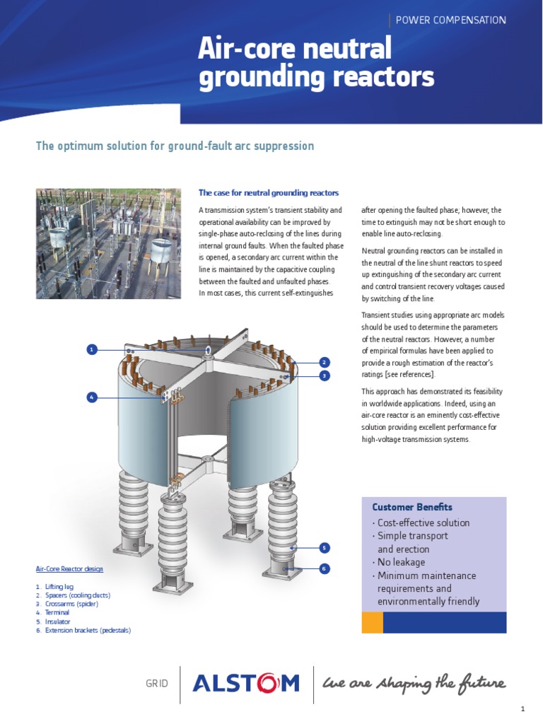 Air-Core Neutral Grounding Reactors | PDF | Electric Power Transmission ...