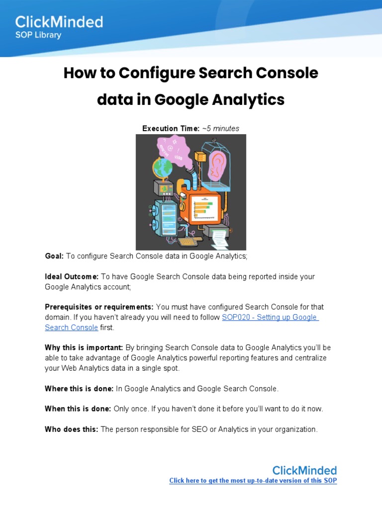Link Google Search Console to Analytics | PDF | Search Engine ...