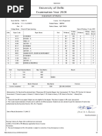 BA Marksheet | PDF