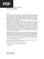 Letter of Intent - Ao Ii (Deped) | PDF