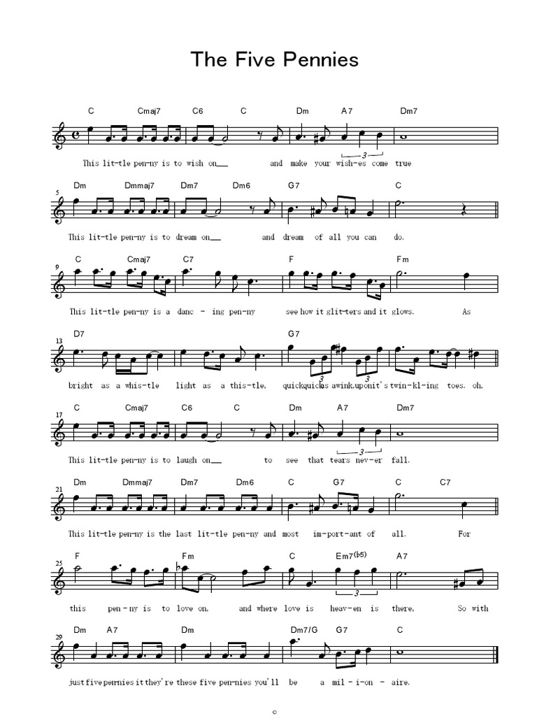 The Five Pennies (C) | PDF