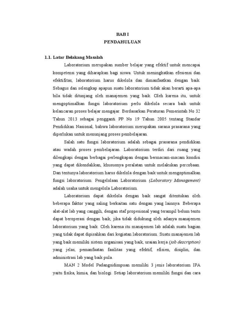 Laporan Mini Riset Laboratorium | PDF