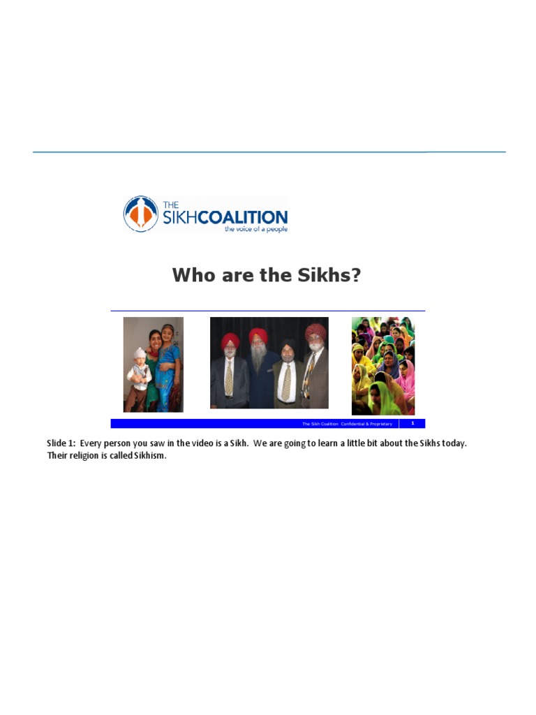 Sikh Awareness Presentation Hs-Adult | PDF | Moksha | Punjab