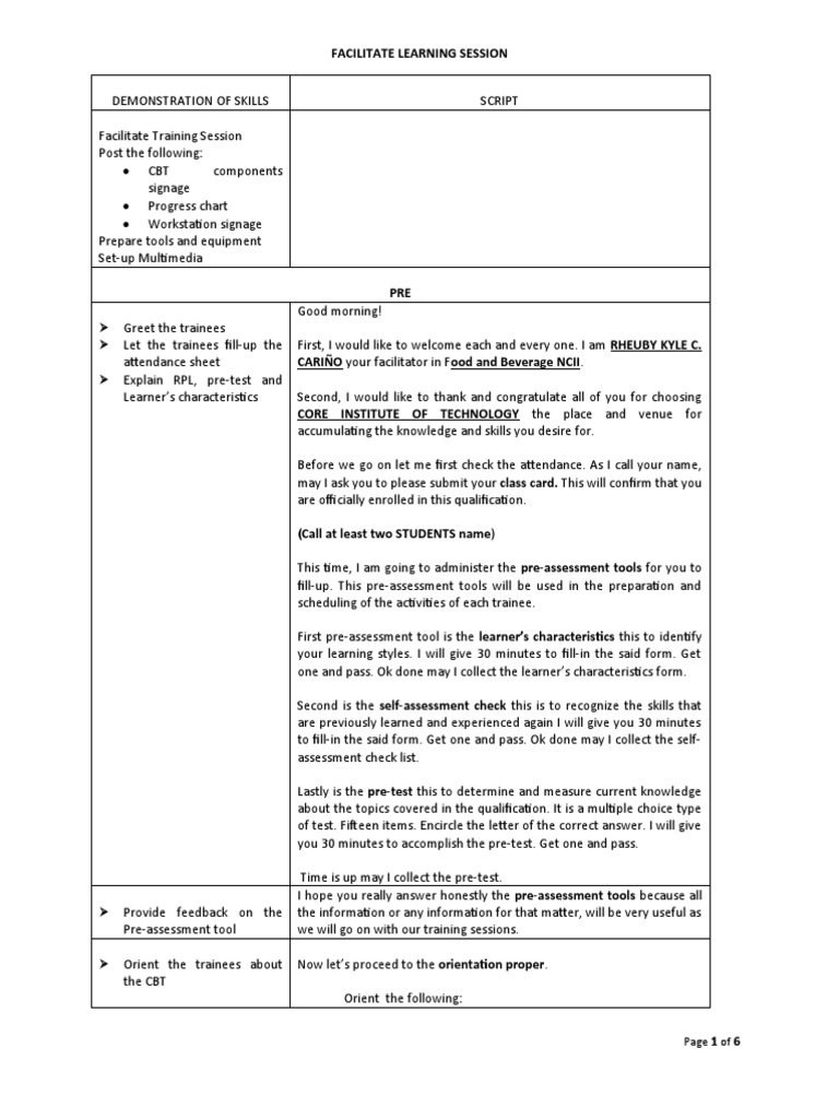 FLS Demo Script | PDF | Test (Assessment) | Multiple Choice