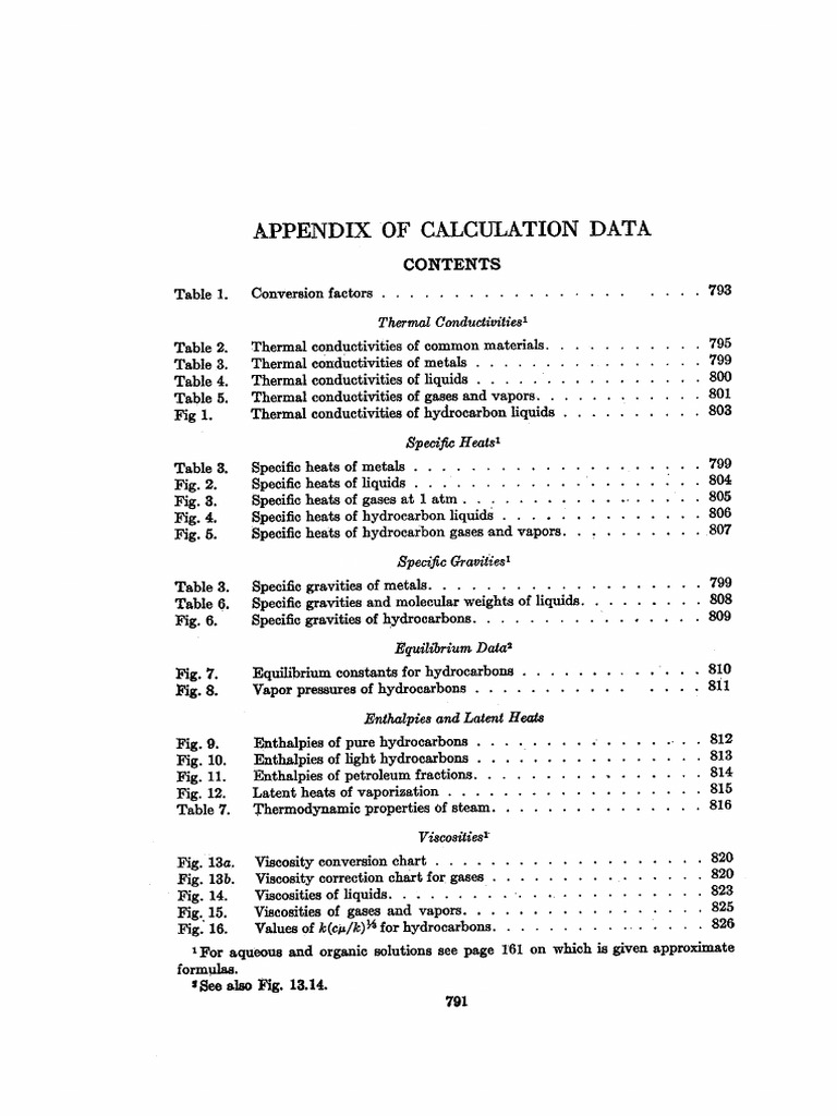 Kern Appendix of Calculation Data | PDF