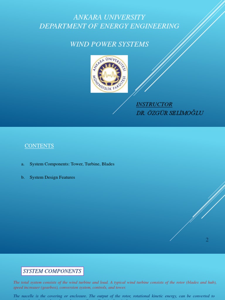 8.wind Power System | PDF | Wind Turbine | Turbine
