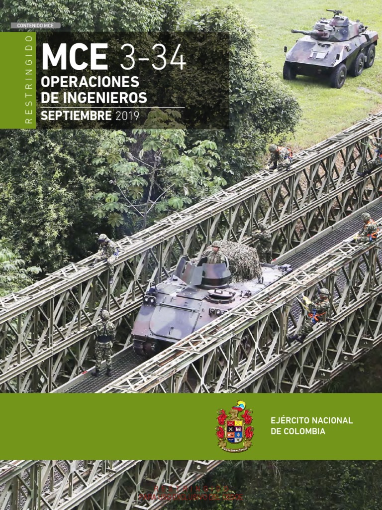 Mce 3-34 Operaciones de Ingenieros | PDF | Ingeniería | Militar