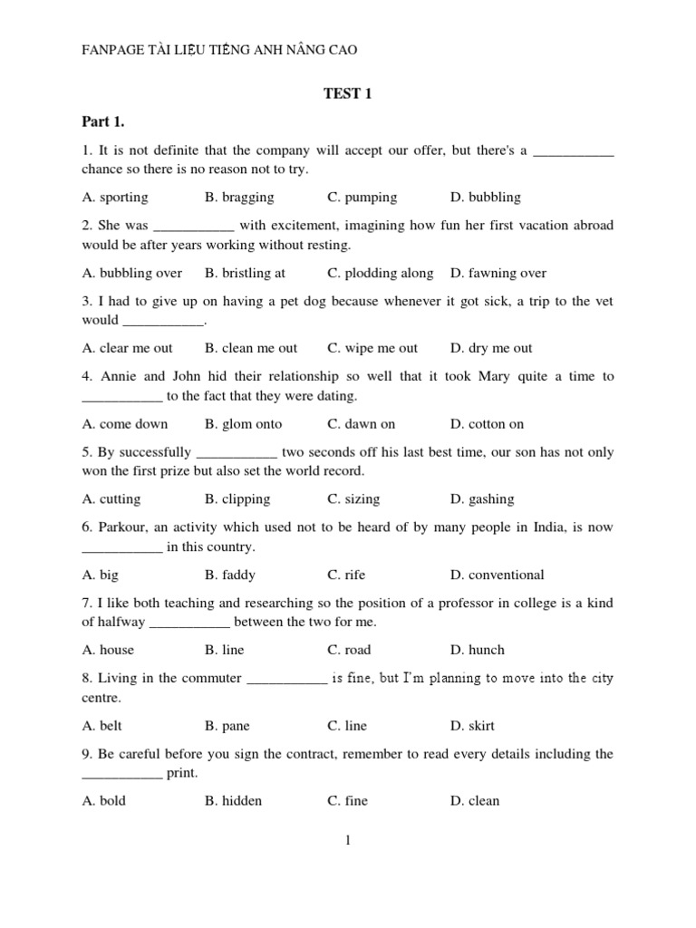 Lexico Practice Tests For Nec 1 Edited | PDF Lexico Practice Tests For Nec 1 Edited | PDF