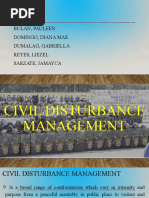 Civil Disturbance Management Operations | PDF | Violence | Civil Disorder