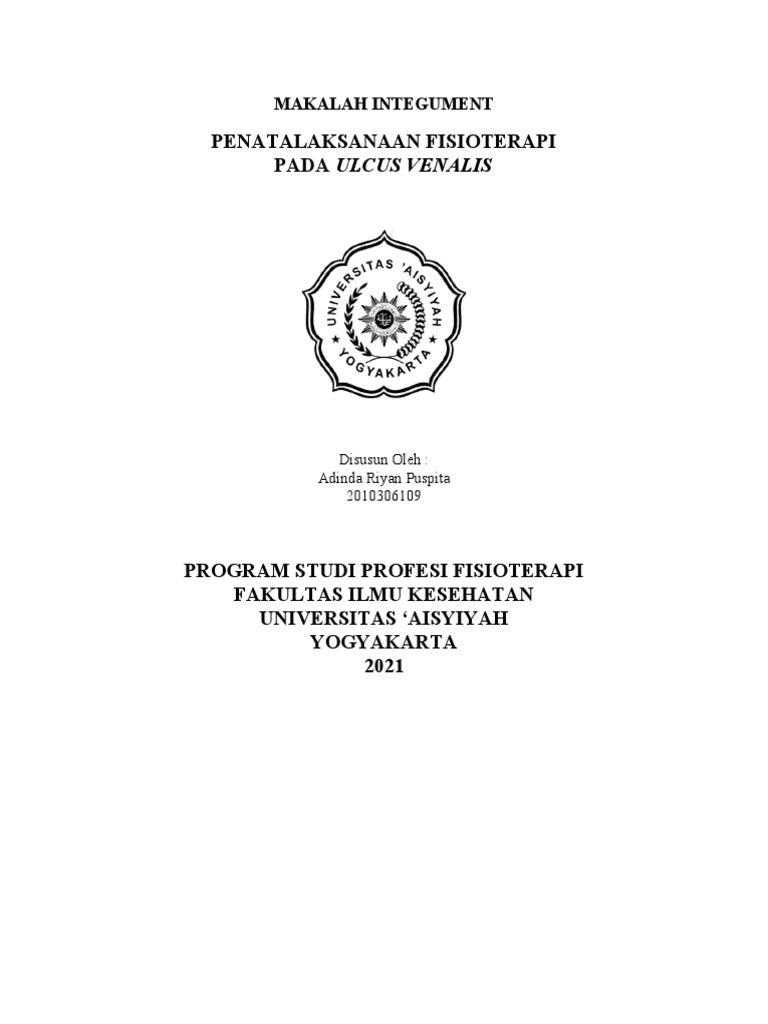 ULCUS VENALIS Dinda | PDF | Sains & Matematika