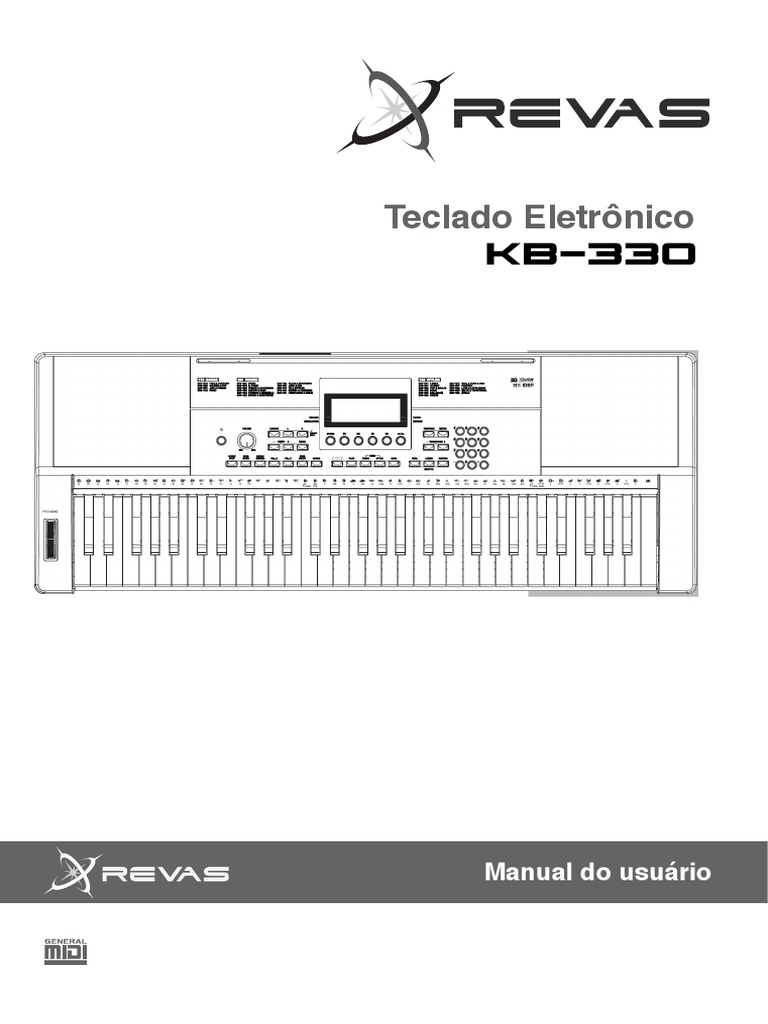 Teclado Eletronico Revas KB 330 Manual Do Usuario | PDF | Acorde ...
