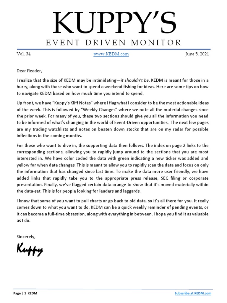 KEDM 06 05 21 Vol 35 | PDF | Subscription Business Model | Business