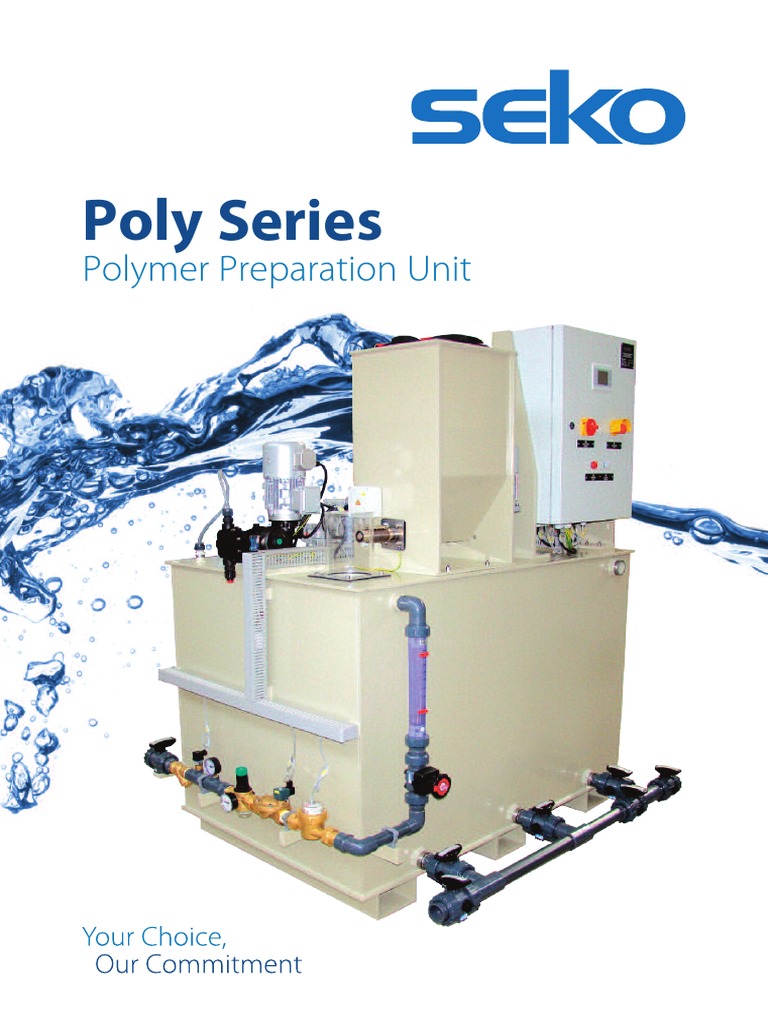 Poly Series: Polymer Preparation Unit | PDF | Valve | Pump