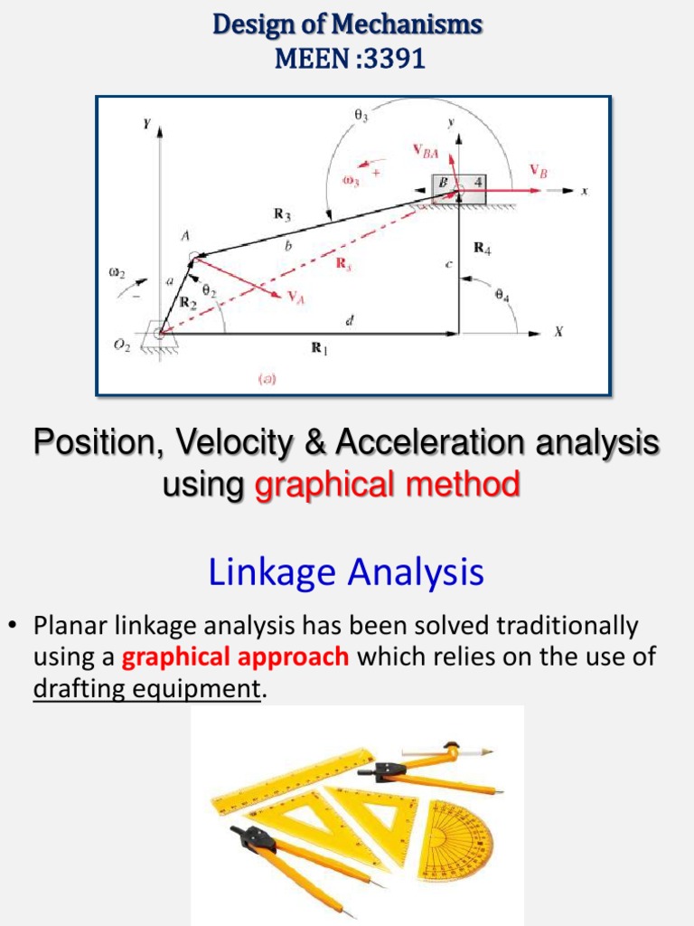 Chapter 3 - Position-Velocity-Acceleration Analysis (Graphical Method ...