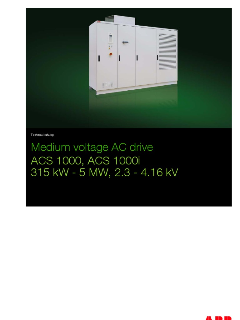 ABB ACS 1000 Tech Catalog RevD | PDF | Power Inverter | Electric Motor