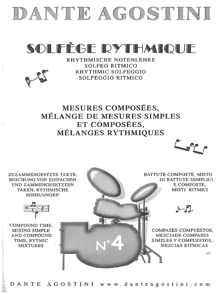 Dante Agostini - Solfeggio Ritmico n.4 | PDF