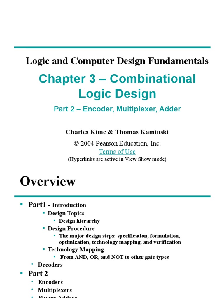 Chapter 3 - Combinational Logic Design | PDF | Computer Engineering | Electrical Engineering