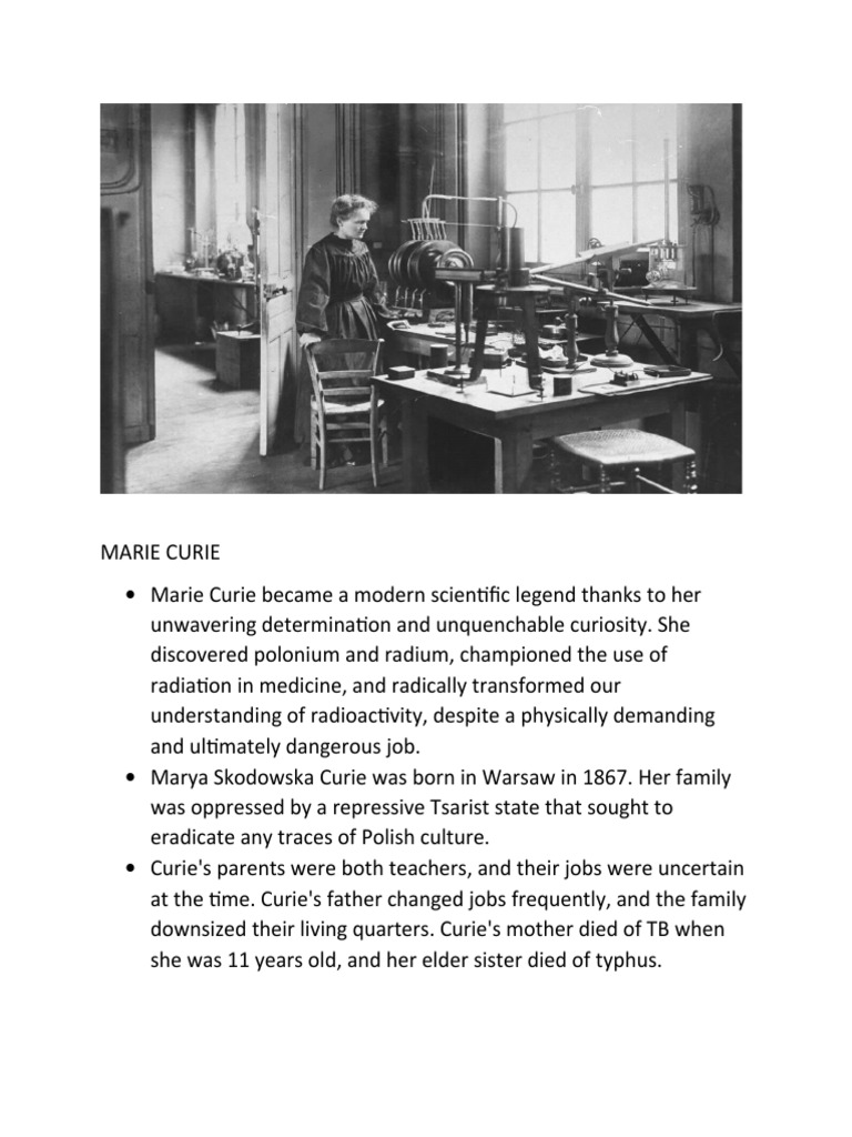Marie Curie | PDF | Social Science | Religion & Spirituality