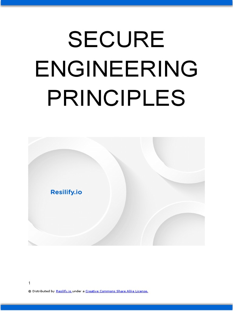 Secure Engineering Principles | PDF
