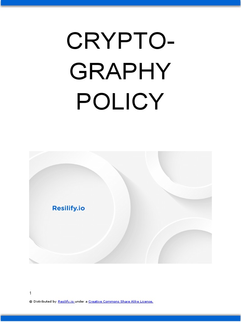 Cryptography Policy | PDF | Encryption | Transport Layer Security