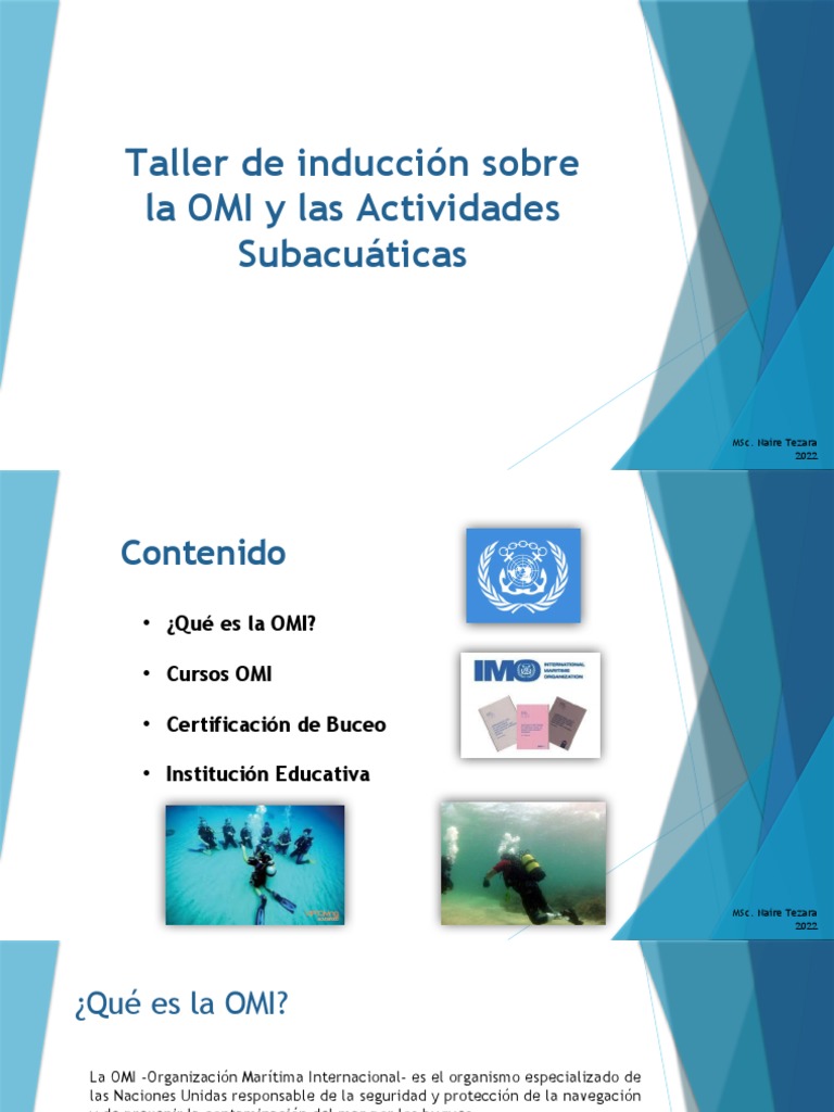 La Omi y Las Aactividades Subacuaticas | PDF | Buceo bajo el agua