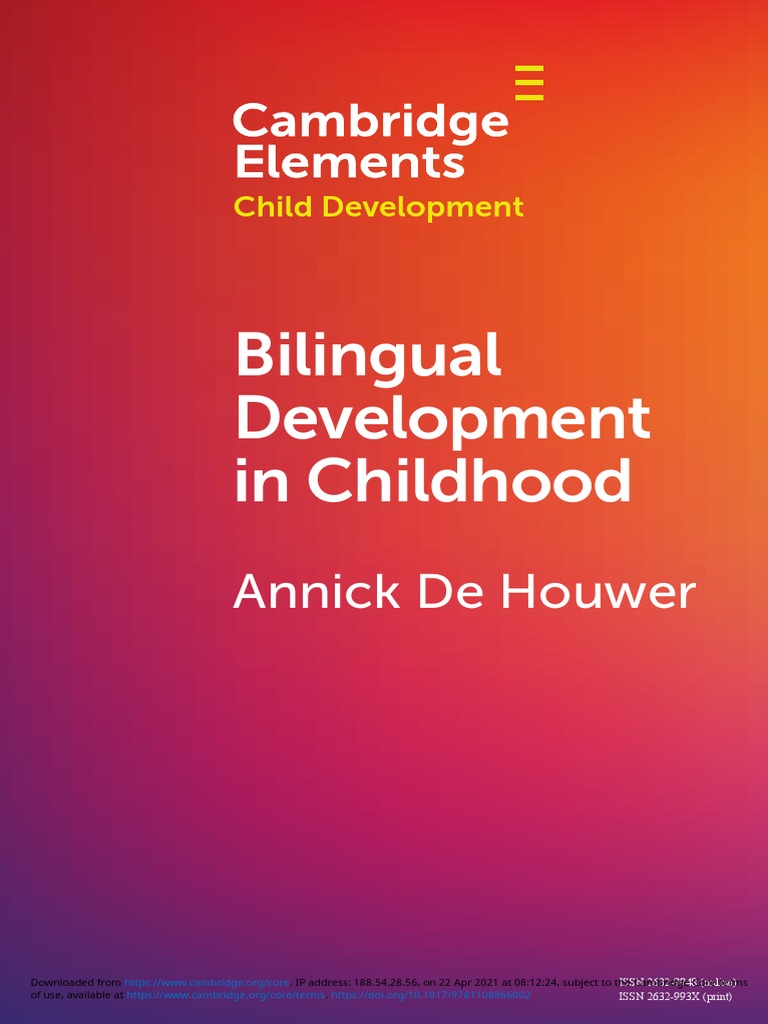 Bilingual Development in Childhood | PDF | Second Language Acquisition ...