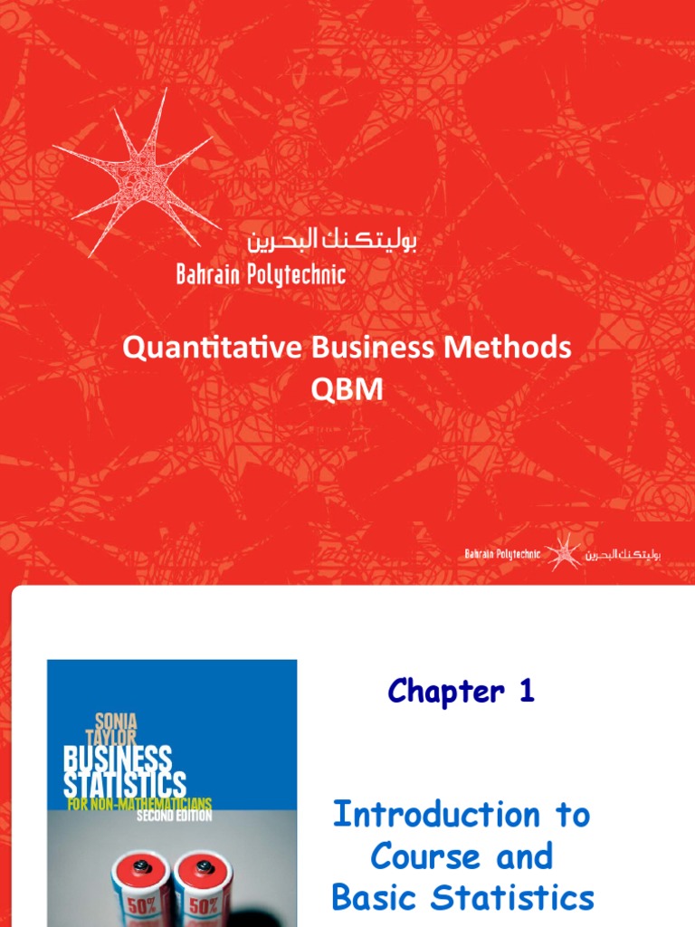 Intro To Course and Basic Statistics | PDF | Statistics | Level Of ...