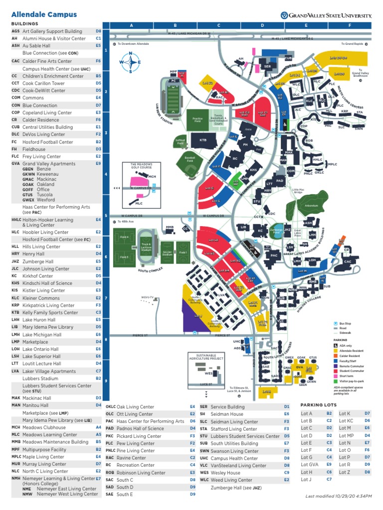 Allendale Campus Map | PDF | Chess