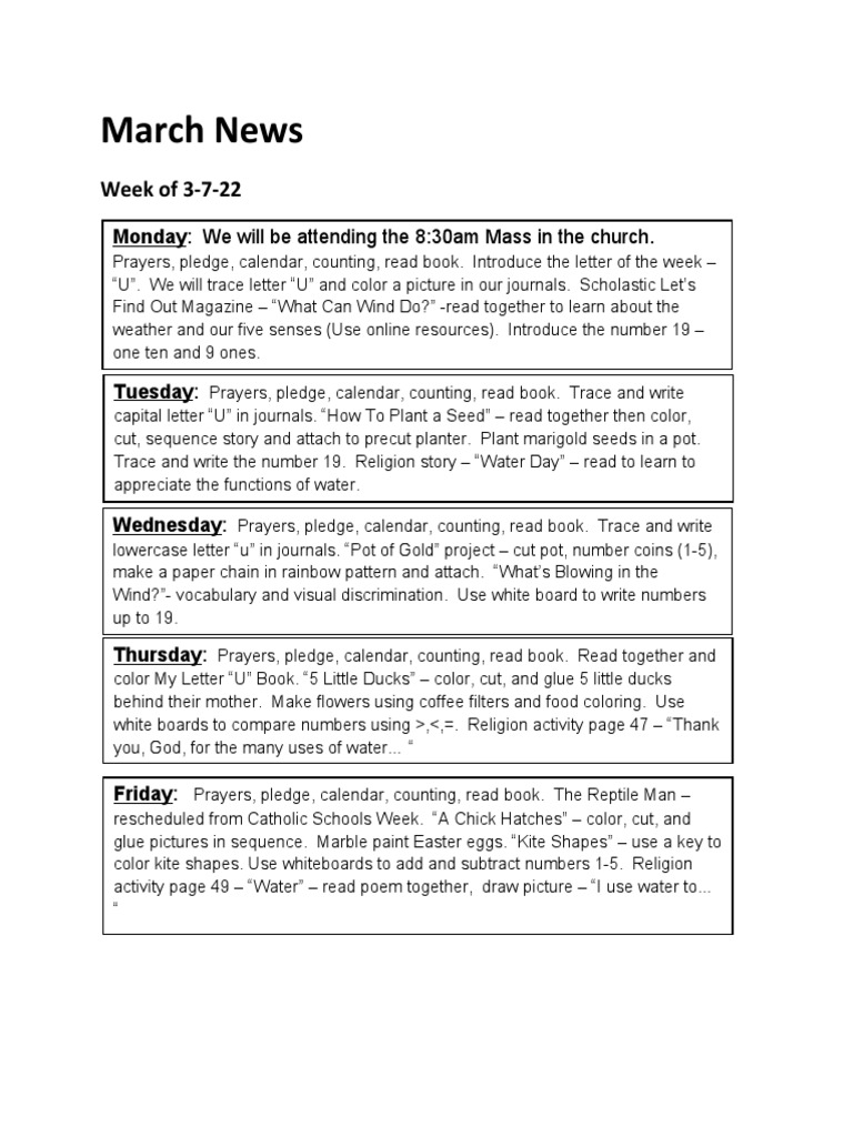 March News 3-4-22 | PDF