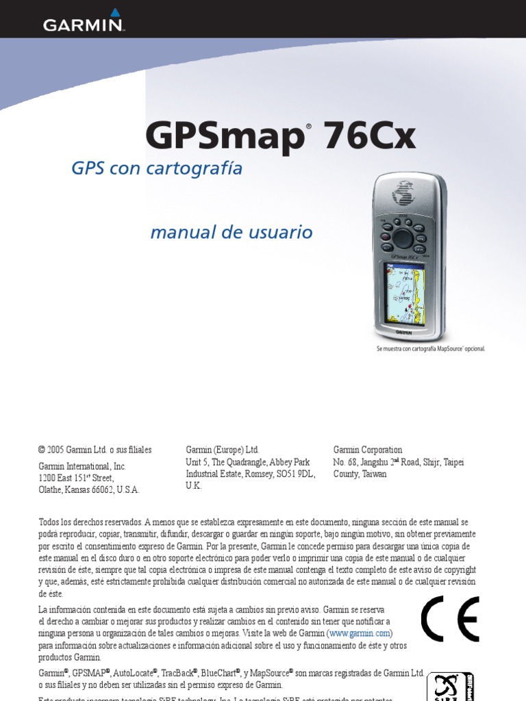 GPSmap 76Cx - Manual Usuario | PDF