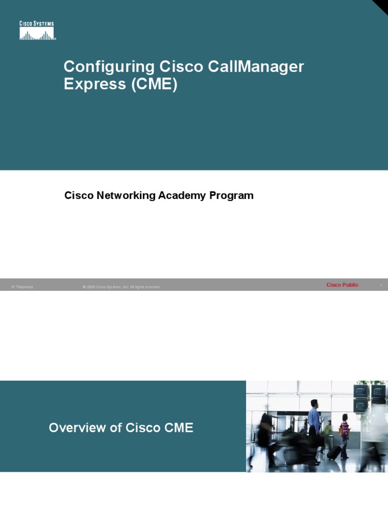Configuring Cisco Callmanager Express Cme Cisco Networking Academy Program Pdf Ip