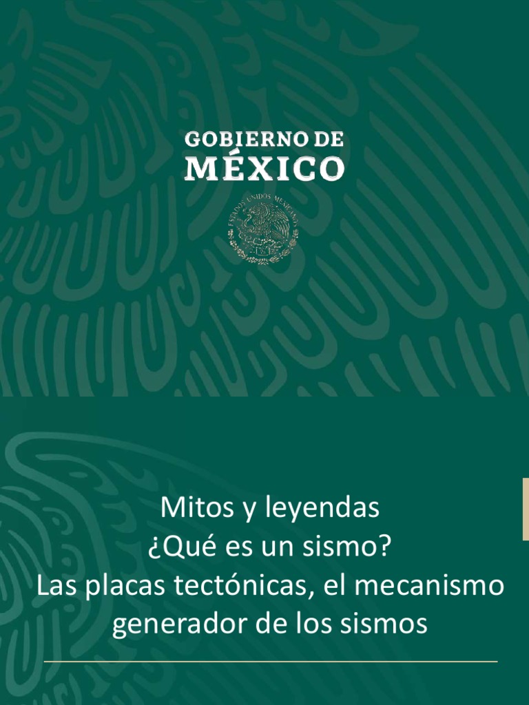 PRESENTACION 01 30082019 Sismos | PDF | Temblores | Placas tectónicas