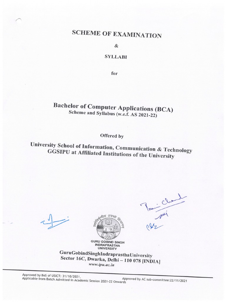 Syll 3 Bcaaff 261121 | PDF