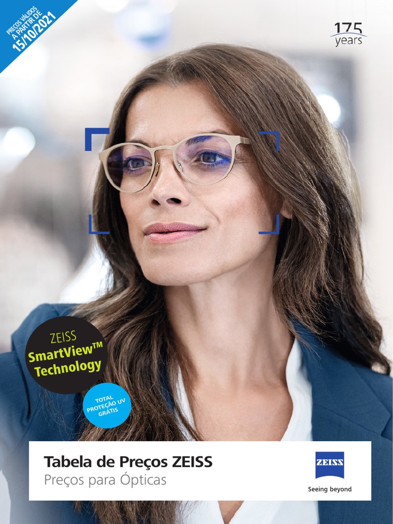 ZEISS Tabela ZEISS - Otica - Out 2021 | PDF | Ótica | Sistema visual