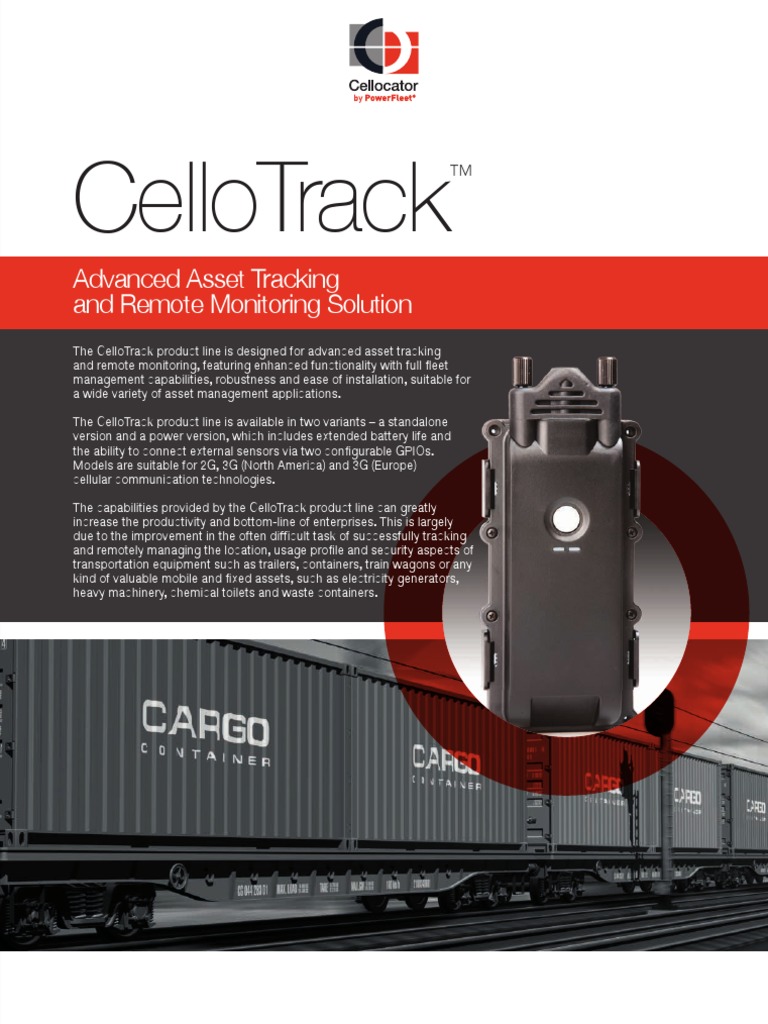 Cellocator - CelloTrack 3Y - 3G | PDF | Automated Teller Machine | Cargo
