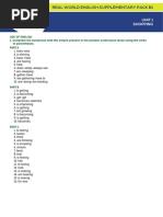 B1 Vocabulary List Final | PDF | Verb