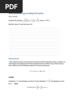 HL Binomial Theorem Problems Markscheme | PDF | Discrete Mathematics | Mathematical Concepts