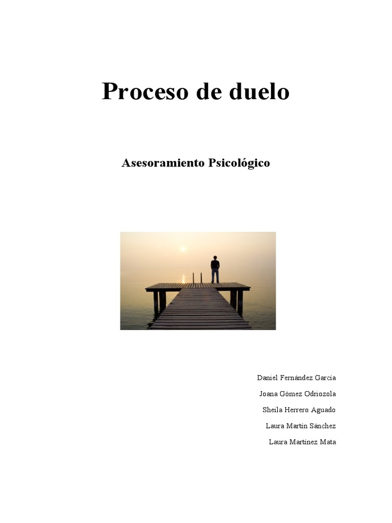 5 Procesos Duelo | PDF | Dolor | Las emociones