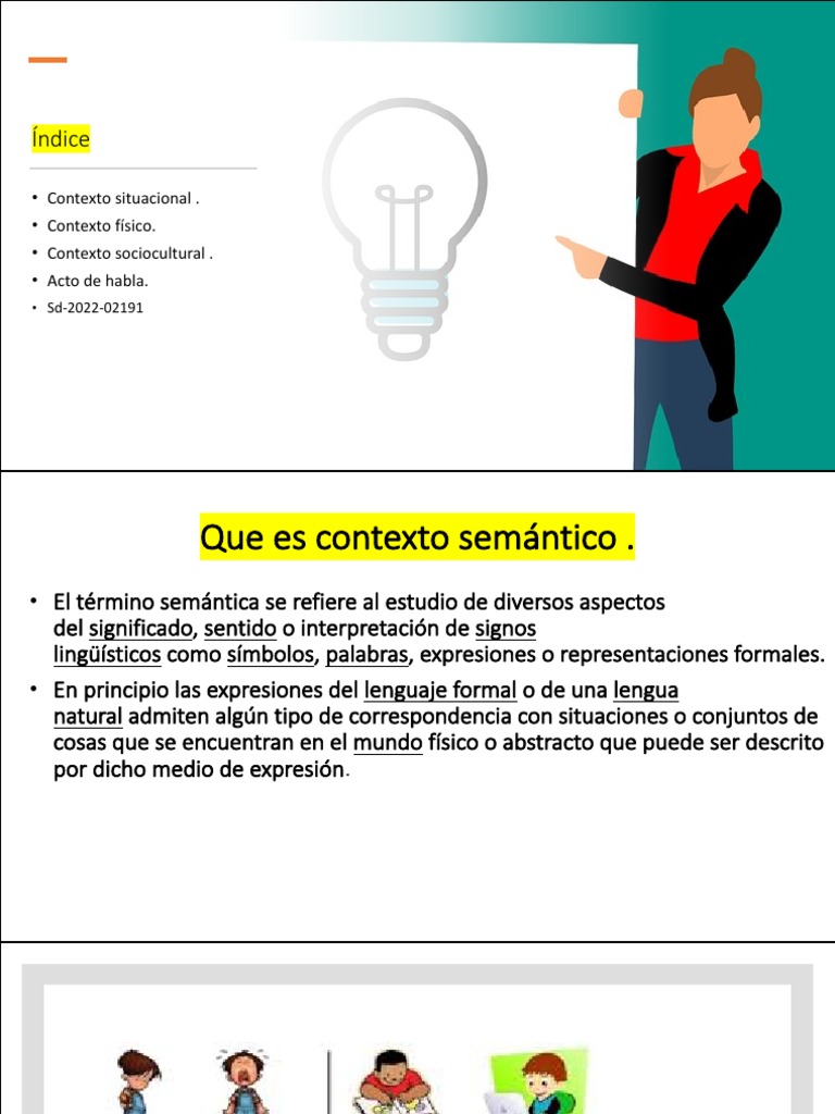 Contexto Situcional | PDF | Lingüística | Semántica