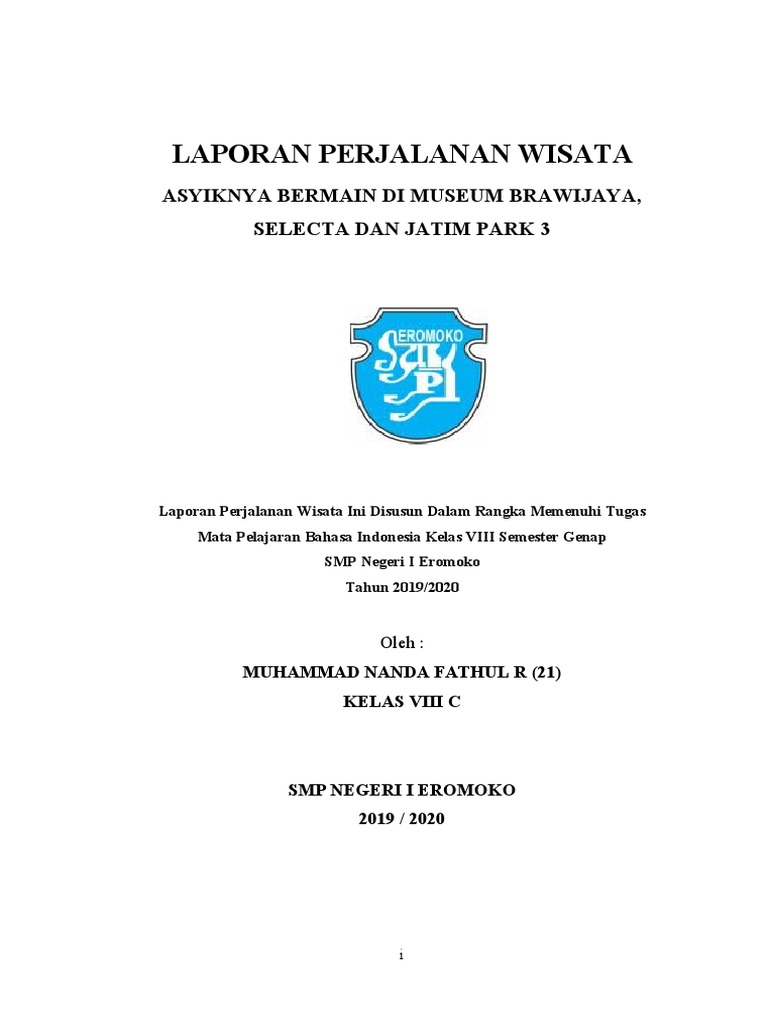 Muhammad Laporan Perjalanan Wisata | PDF