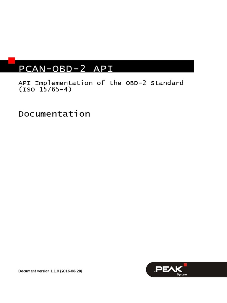 PCAN-OBDII API - UserMan - Eng | PDF | C Sharp (Programming Language ...