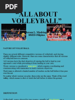 History and Rules of Volleyball | PDF | Volleyball | Sports