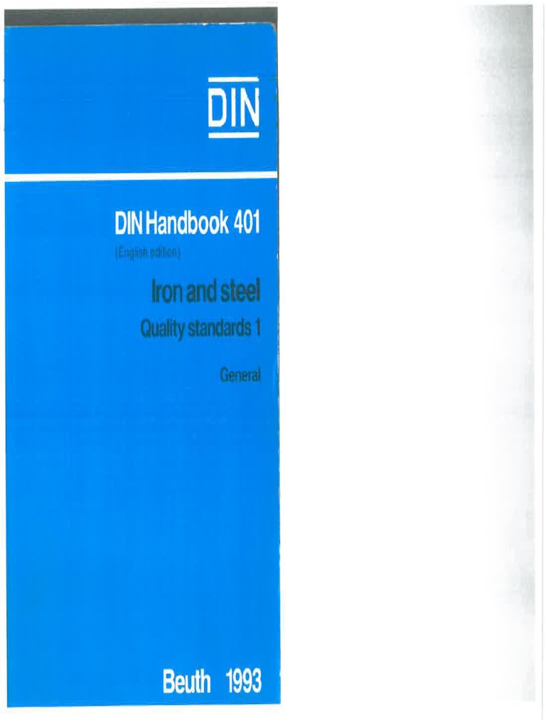 DIN Handbook 401 | PDF