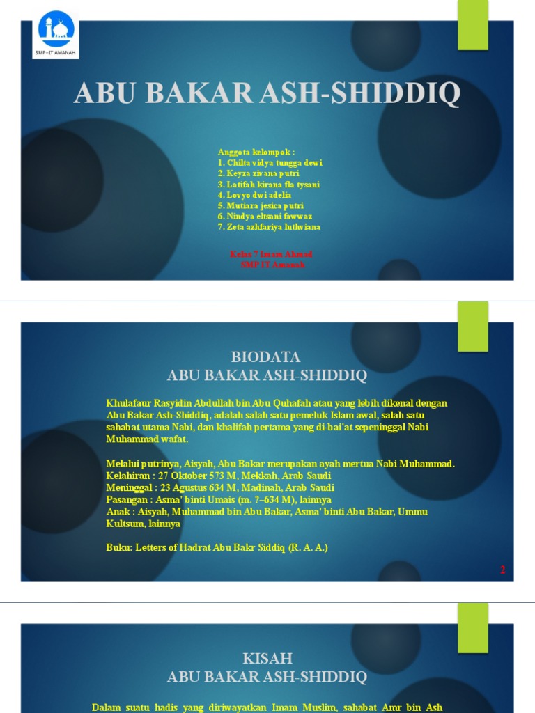 Abu Bakar | PDF